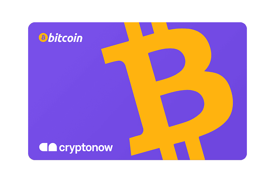 Cryptonow Bitcoin Digital Voucher - CHF 50 - 500